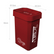 Caneca roja de 26 lts residuos peligrosos Ecobins – Fuller
